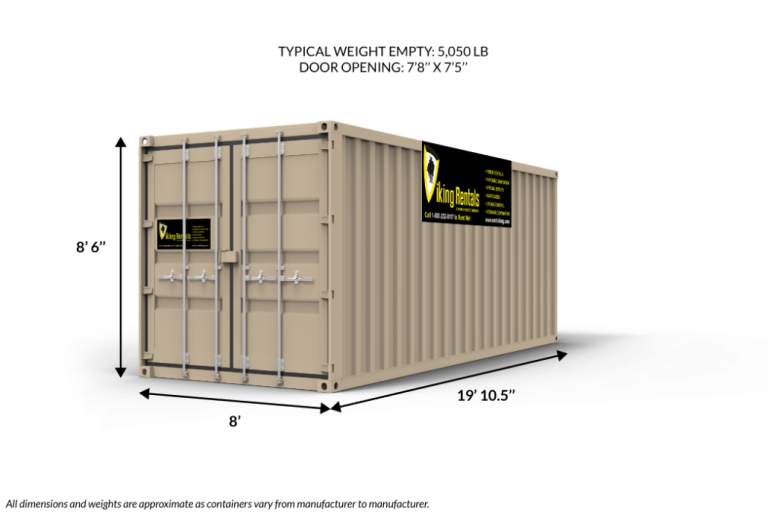 20' Storage Containers - Viking Rentals